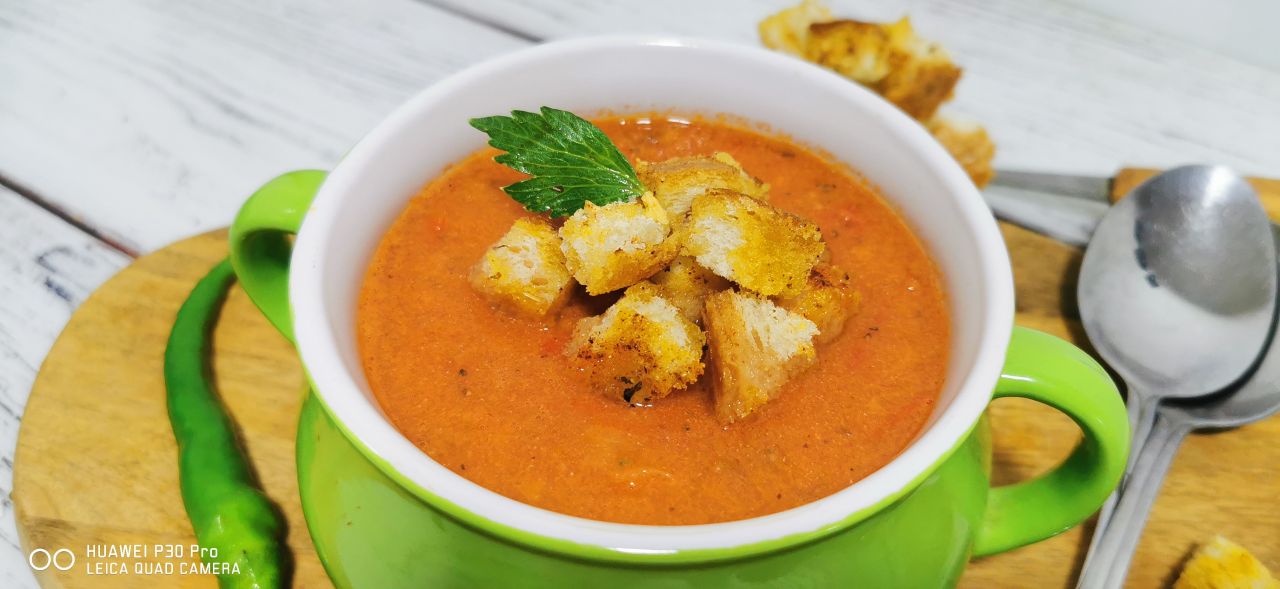 Supa crema de rosii - Farfuria cu Gust - Retete culinare din intreaga lume