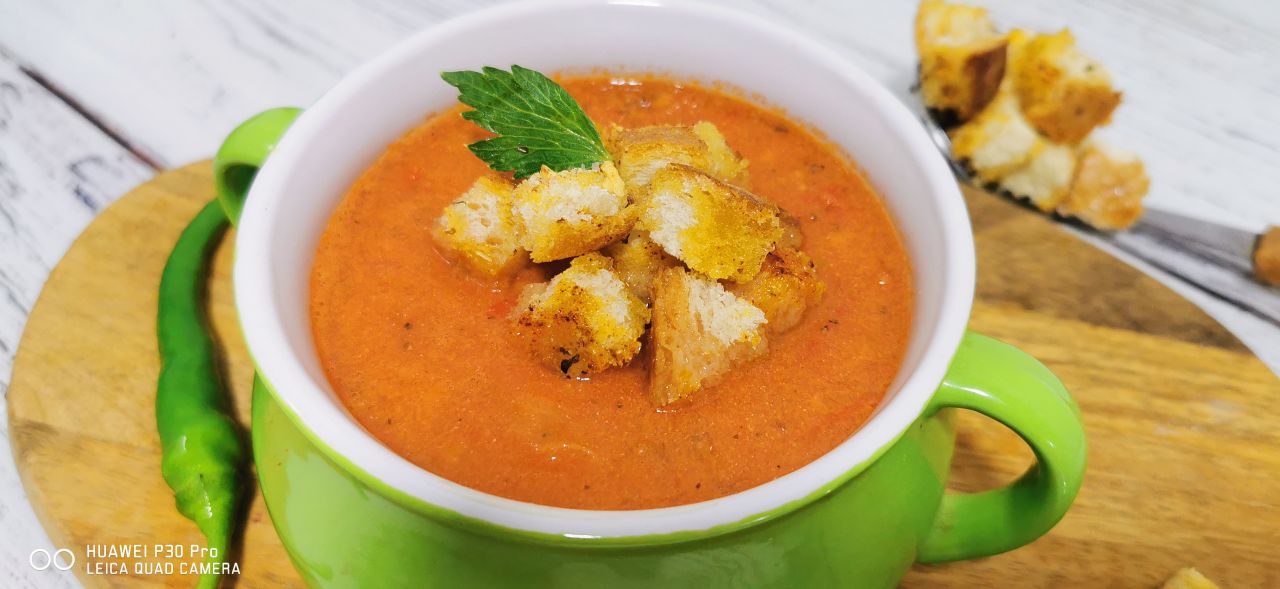 Supa crema de rosii - Farfuria cu Gust - Retete culinare din intreaga lume