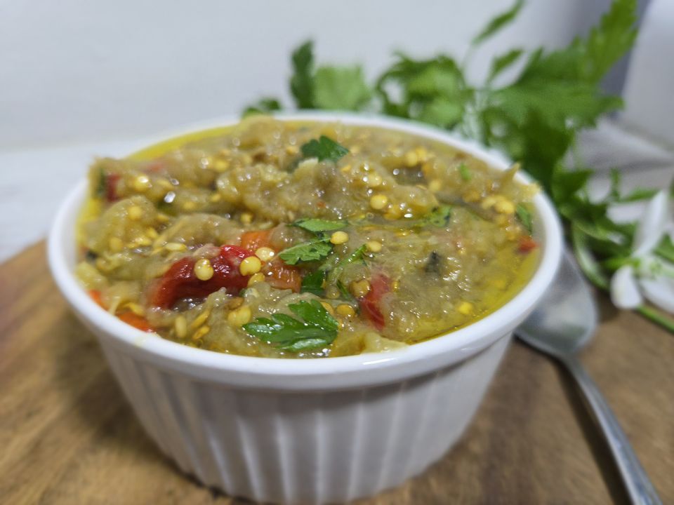 Patlican salatasi - salata de vinete turceasca - Farfuria cu Gust ...